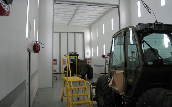Defence Application Spraybooths - TruFlow Sparybooths